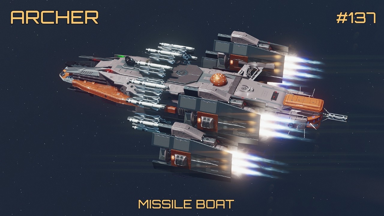 Starfield - ARCHER, Class C Missile Boat... #starfield #starfieldships ...