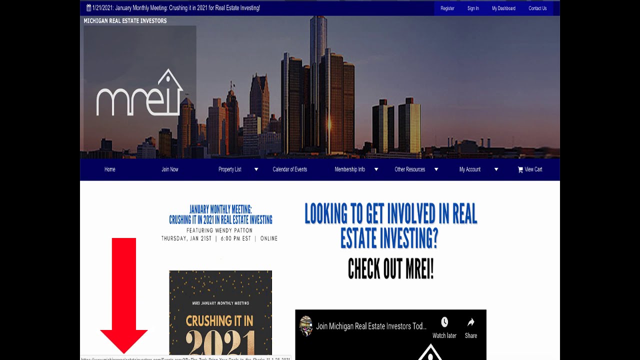Michigan REI Real Estate Training Jan 23rd 2021 - YouTube