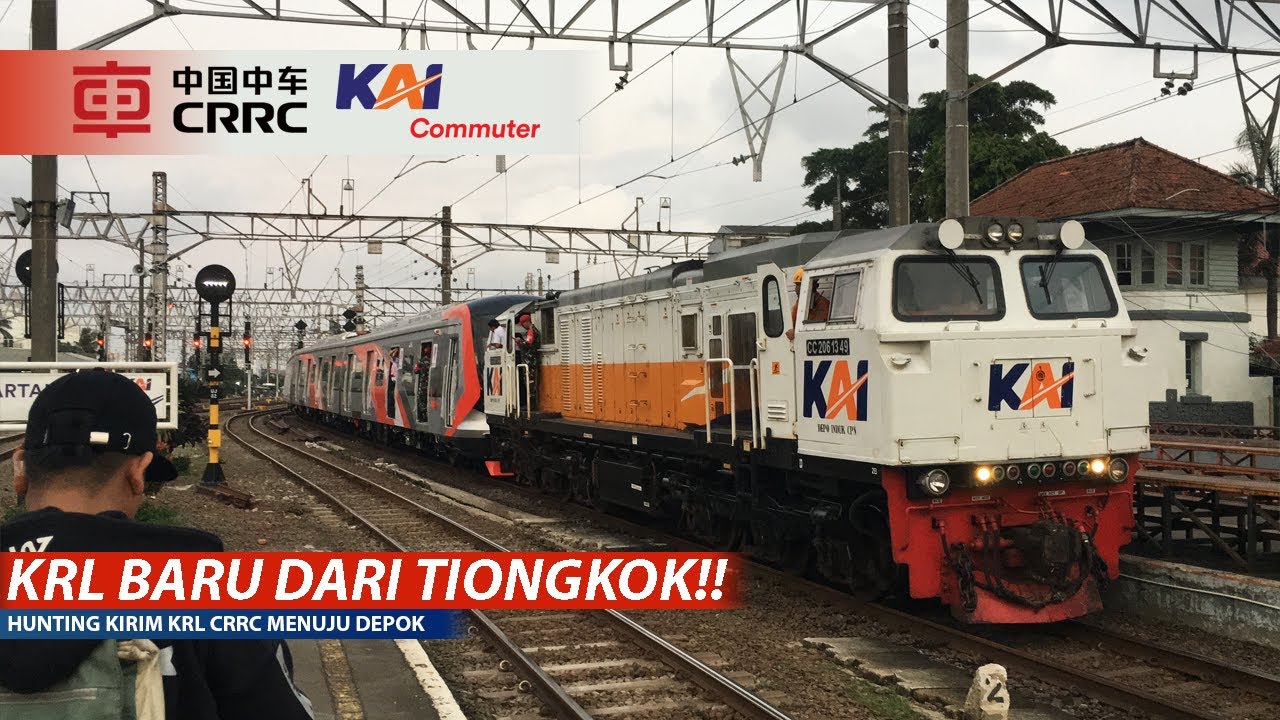GOKIL! KRL BARU UNTUK KAI COMMUTER TIBA DI INDONESIA || Hunting KRL ...