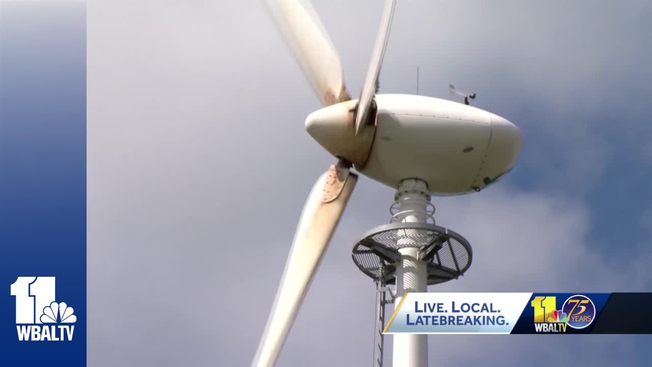 New wind turbine plant bringing jobs to Sparrows Point - YouTube