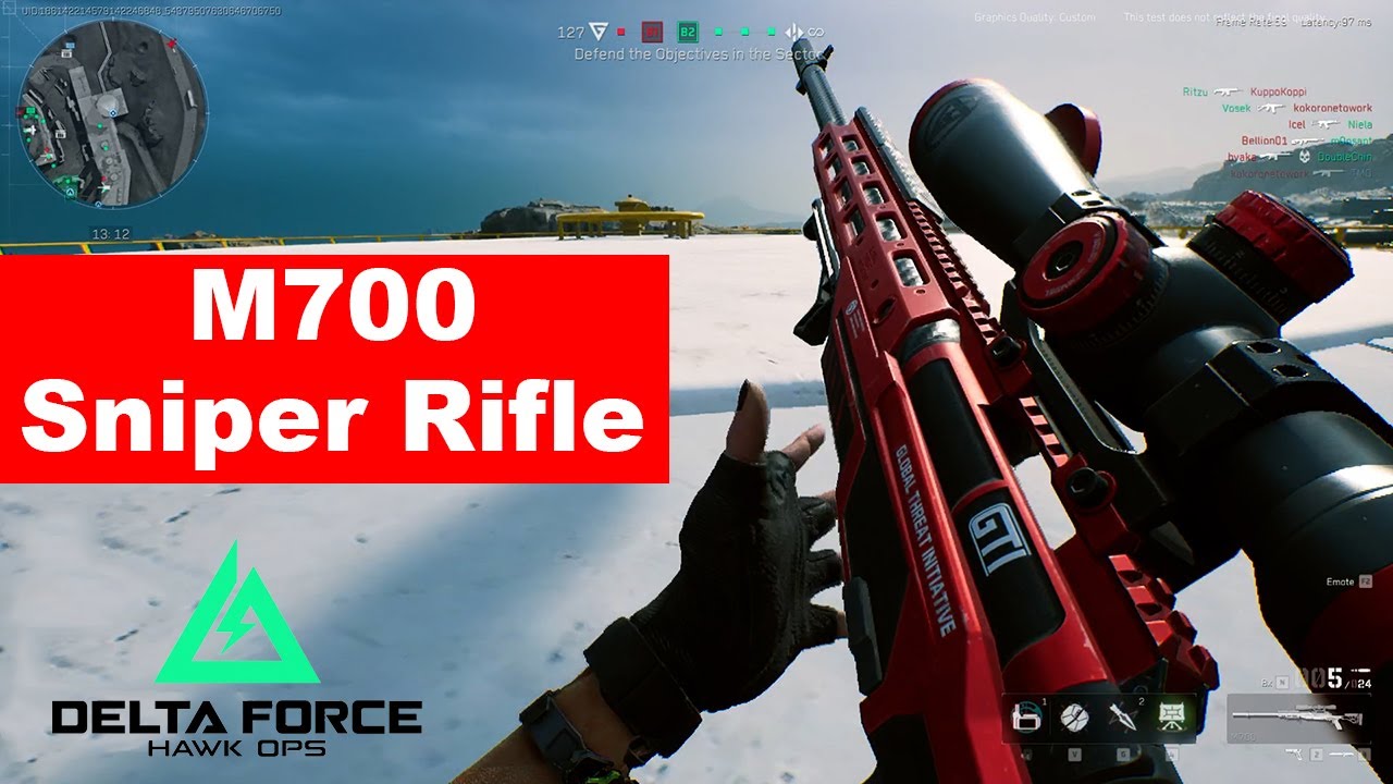 M700 Sniper Rifle Delta Force Hawk Ops Alpha - YouTube