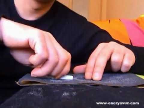 Gitar Dersi   Öner Yavuz Gitar Dersleri 2 E Tel ve eşiğin alçaltılması, Kırığın yapıştırılması