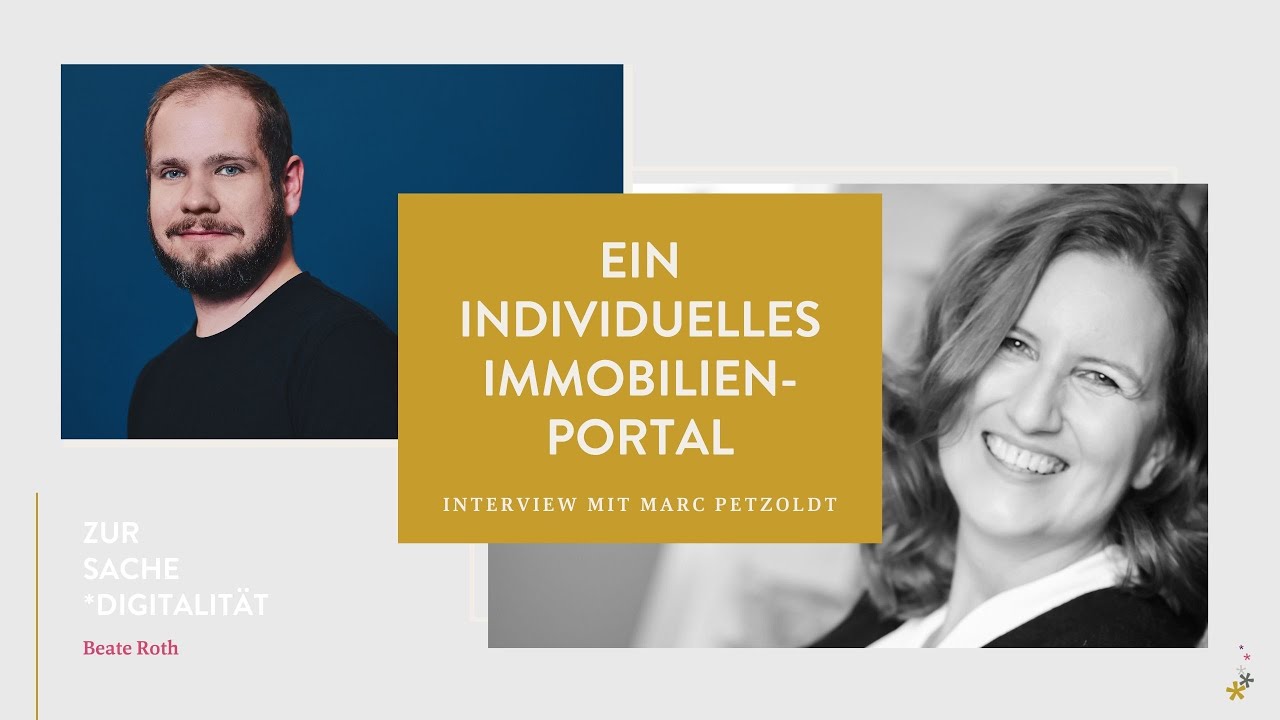 Mach dir dein eigenes Immobilienportal | Interview mit Marc Petzold ...
