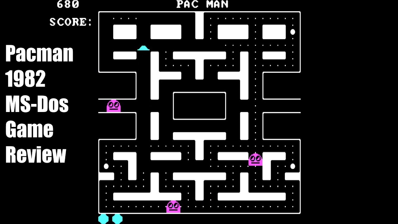 Pacman 1982 - Unknown - MS-DOS Game Review - YouTube