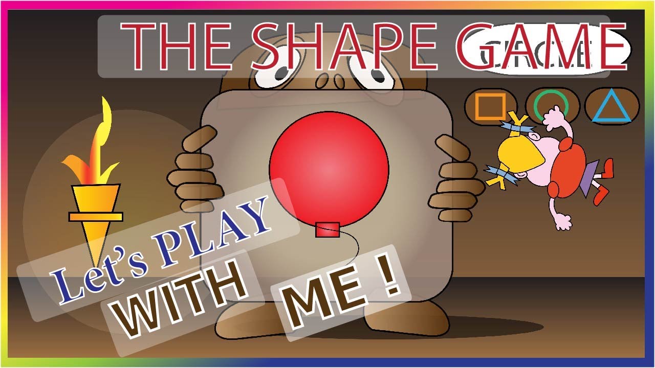 Watch Me Playing THE SHAPE GAME, Kids! - YouTube