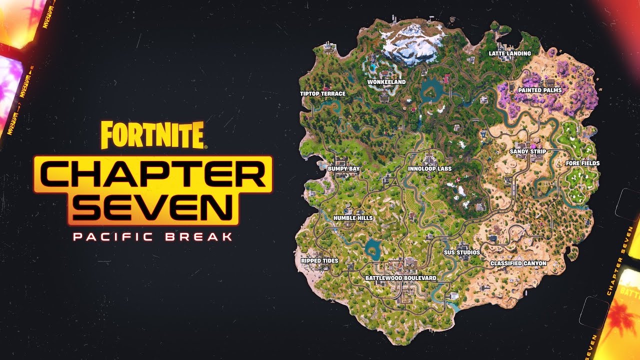 Fortnite Chapter 7 Map - YouTube