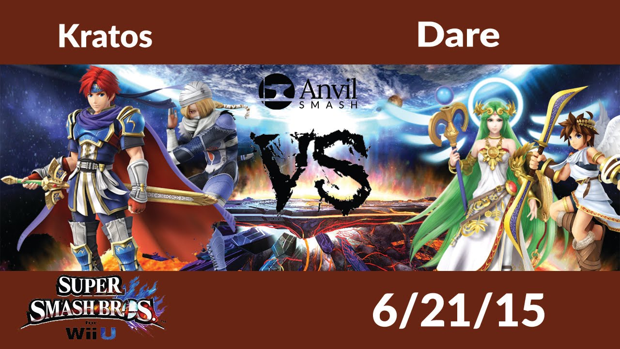 Anvil Smash #7: Kratos (Roy, Sheik) vs Dare (Palutena, Pit) - YouTube