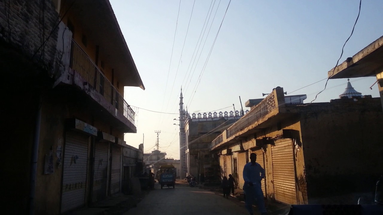Backstreets of Chakswari Bazaar, Azad Jammu Kashmir, Pakistan - YouTube