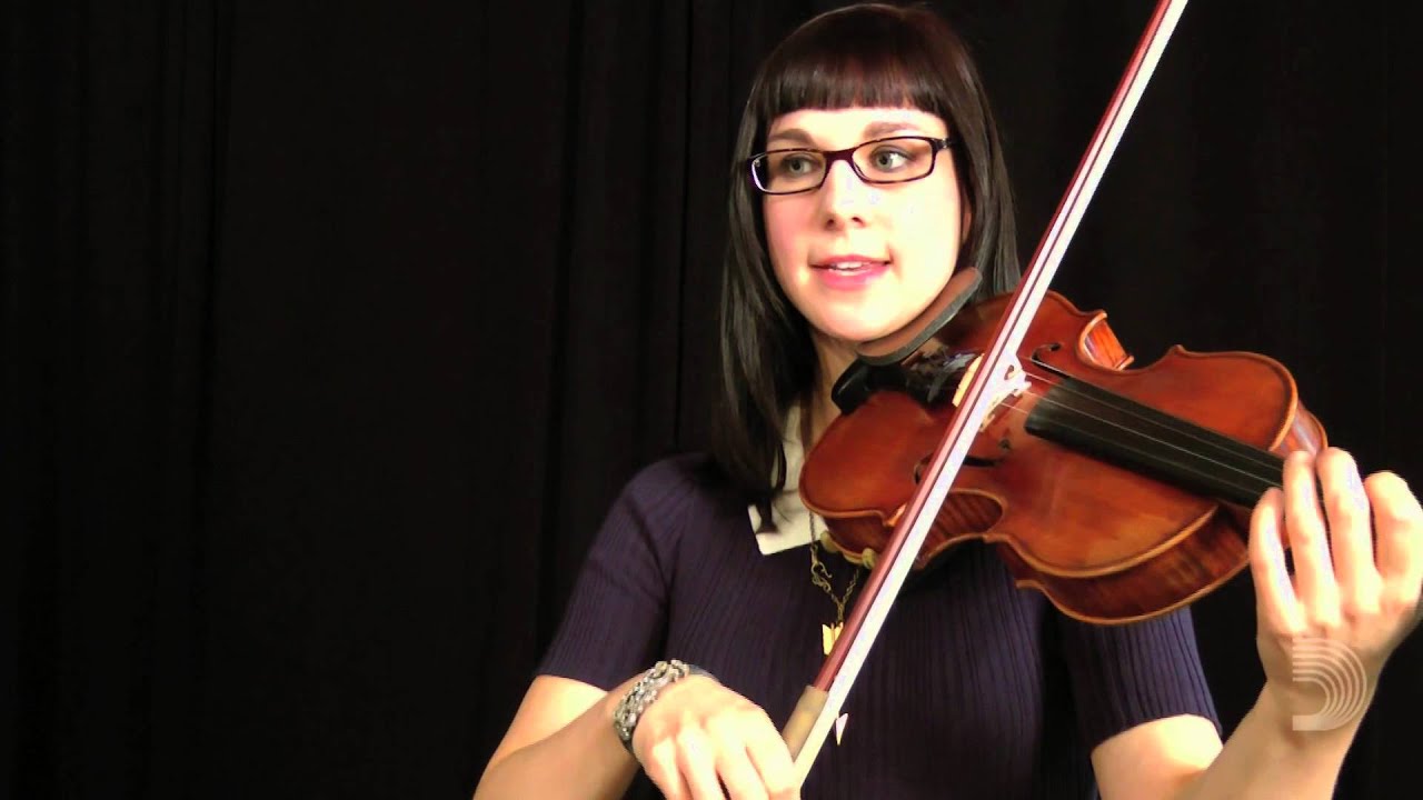 April Verch Fiddle Lesson on Right Hand Ornamentation - YouTube