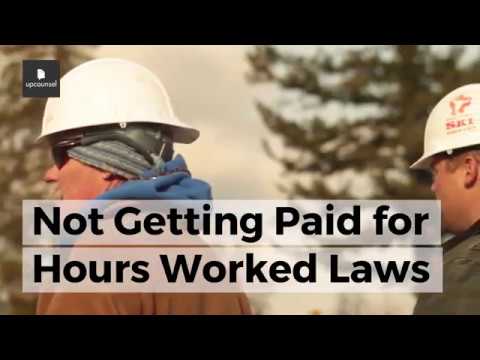 Not Getting Paid for Hours Worked Laws - YouTube