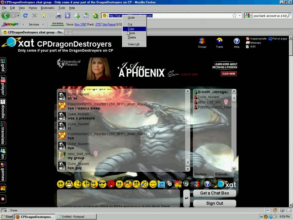 How to make a clone on xat chat - YouTube