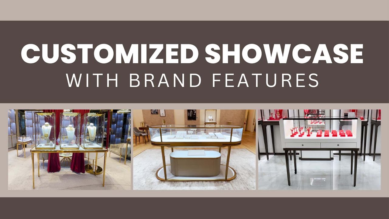 CUSTOMIZED SHOWCASE WITH BRAND FEATURES - YouTube