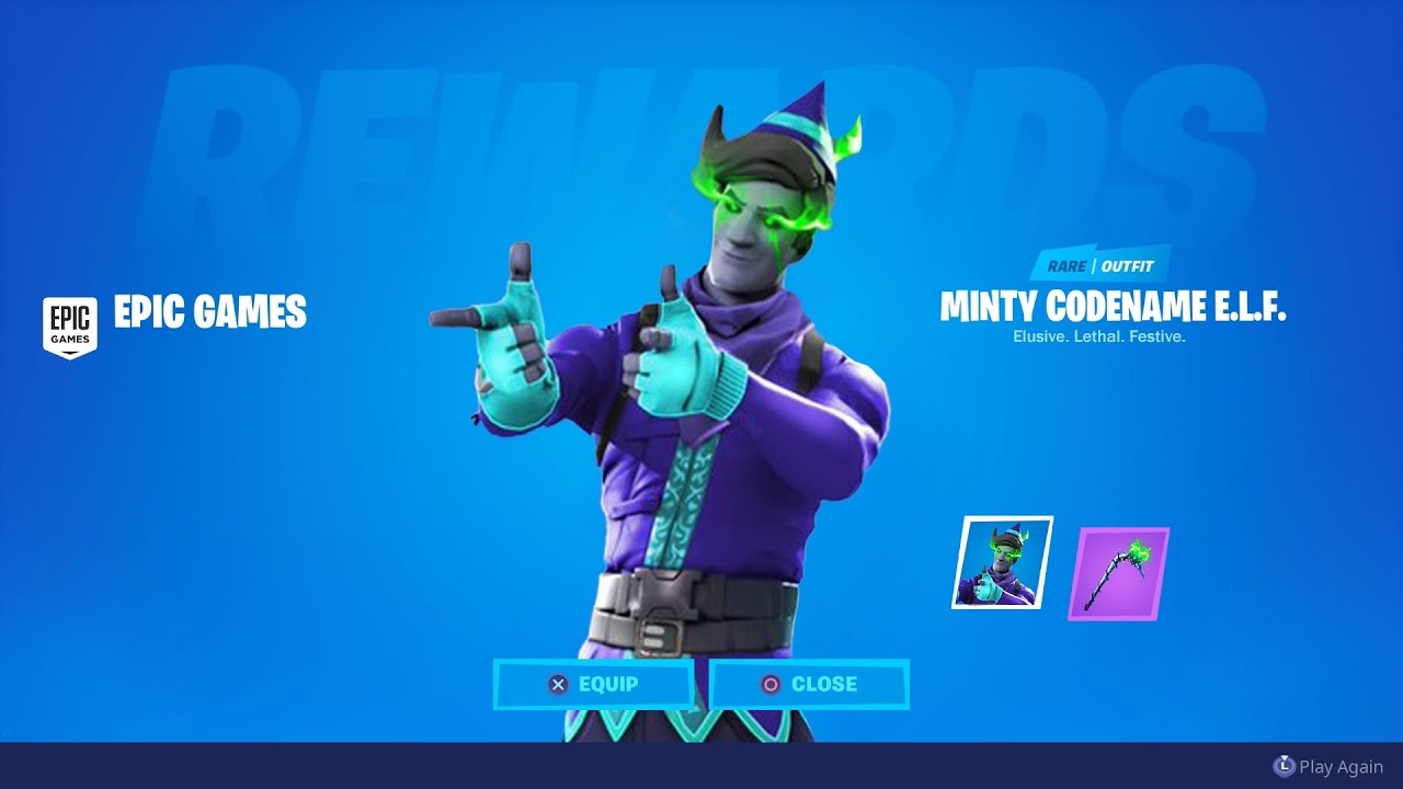 HOW TO GET NEW MINTY CODENAME ELF SKIN IN FORTNITE! - YouTube