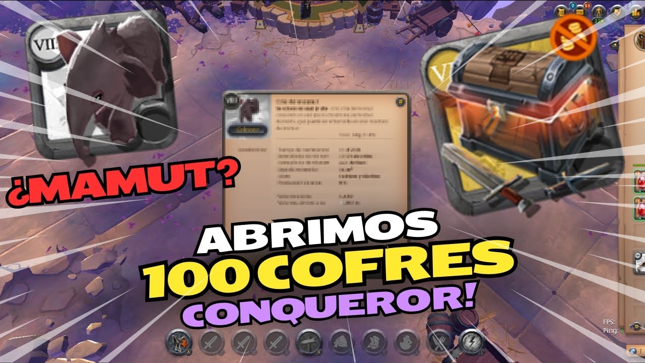 Neam Week #6 l OPENING DE 100 COFRES ¿MAMUT? 😒😆🔥AlbionOnline🔥 - YouTube