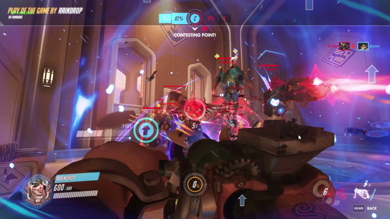 [Overwatch] Sextuple Whole Hog - YouTube