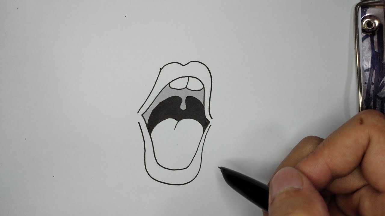 Cómo dibujar la garganta/How to draw a throat - YouTube
