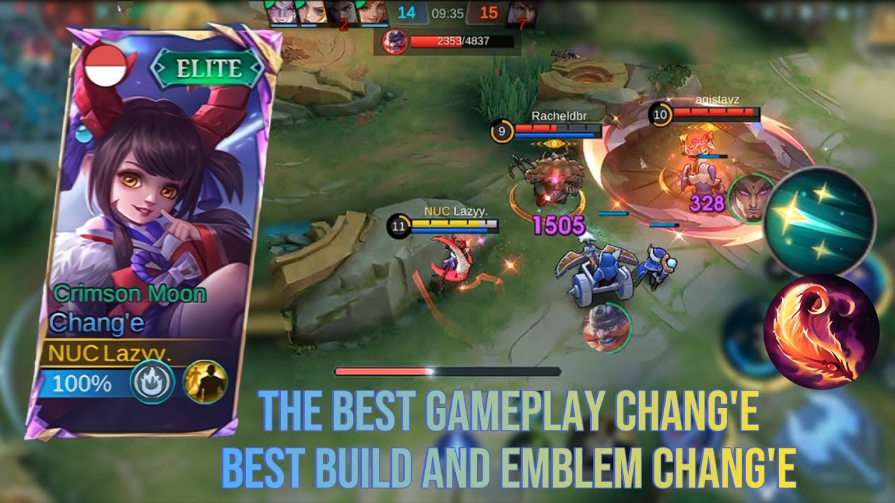 The Best Gameplay Chang'e 😲😲 | Best Build And Emblem Chang'e, Tutorial Chang'e | Mobile Legends ...