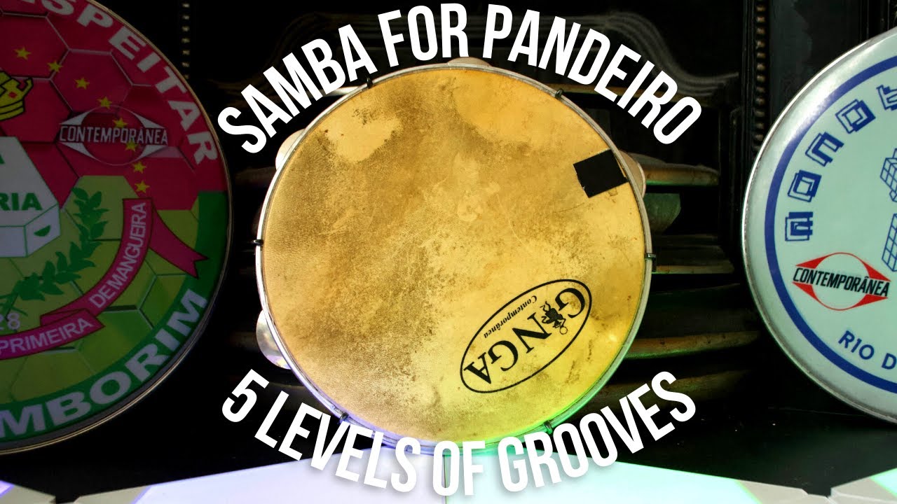5 Ways to play Samba on Pandeiro - basic to pro - YouTube