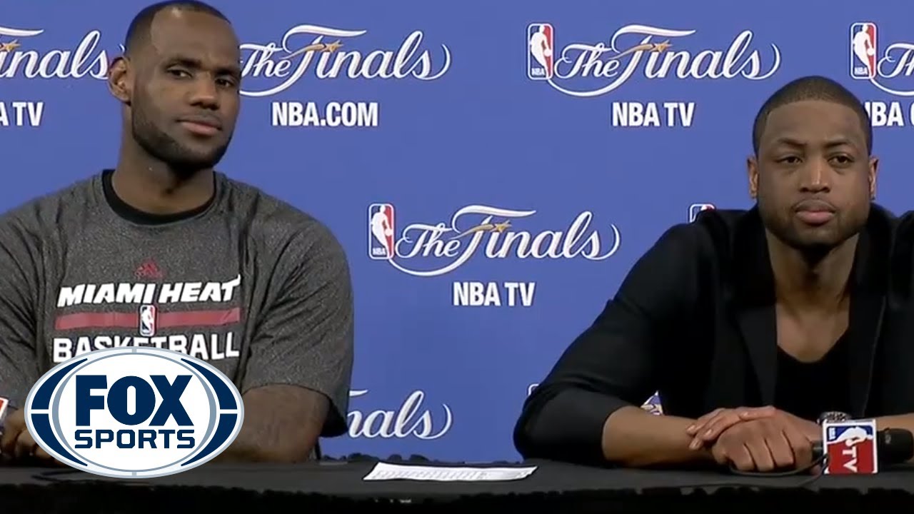 LeBron laughs at reporter's awkward question - YouTube