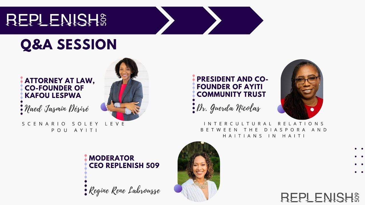 C2R Session 4: Q&A with Naed Jasmin Désiré and Dr. Guerda Nicolas - YouTube