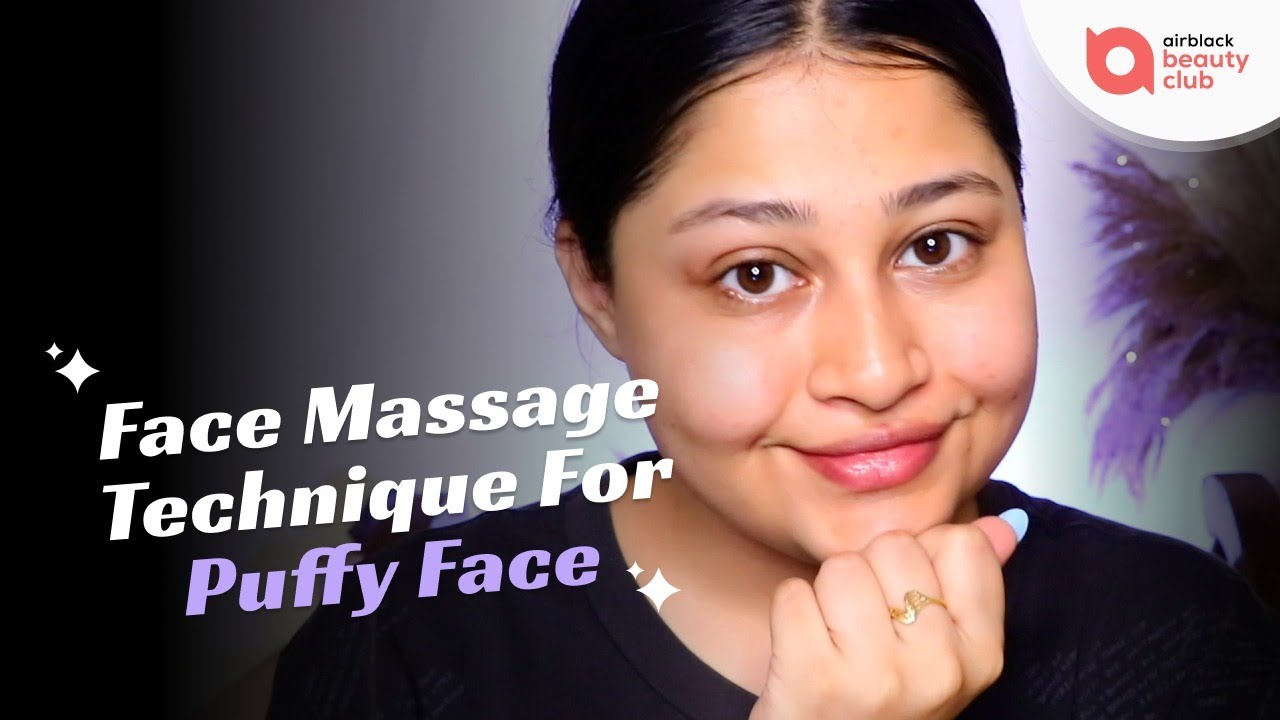 Face Massage Technique For Puffy Face - YouTube
