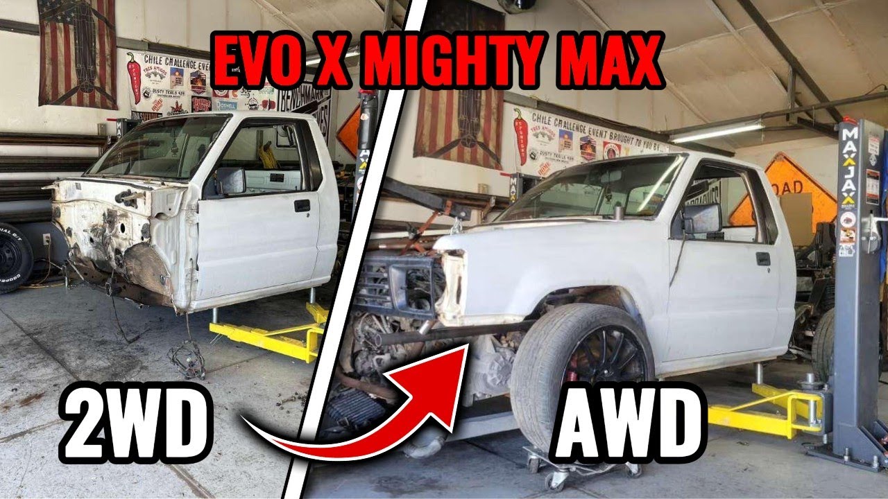 Mighty Max front drivetrain swap - part 4 - YouTube