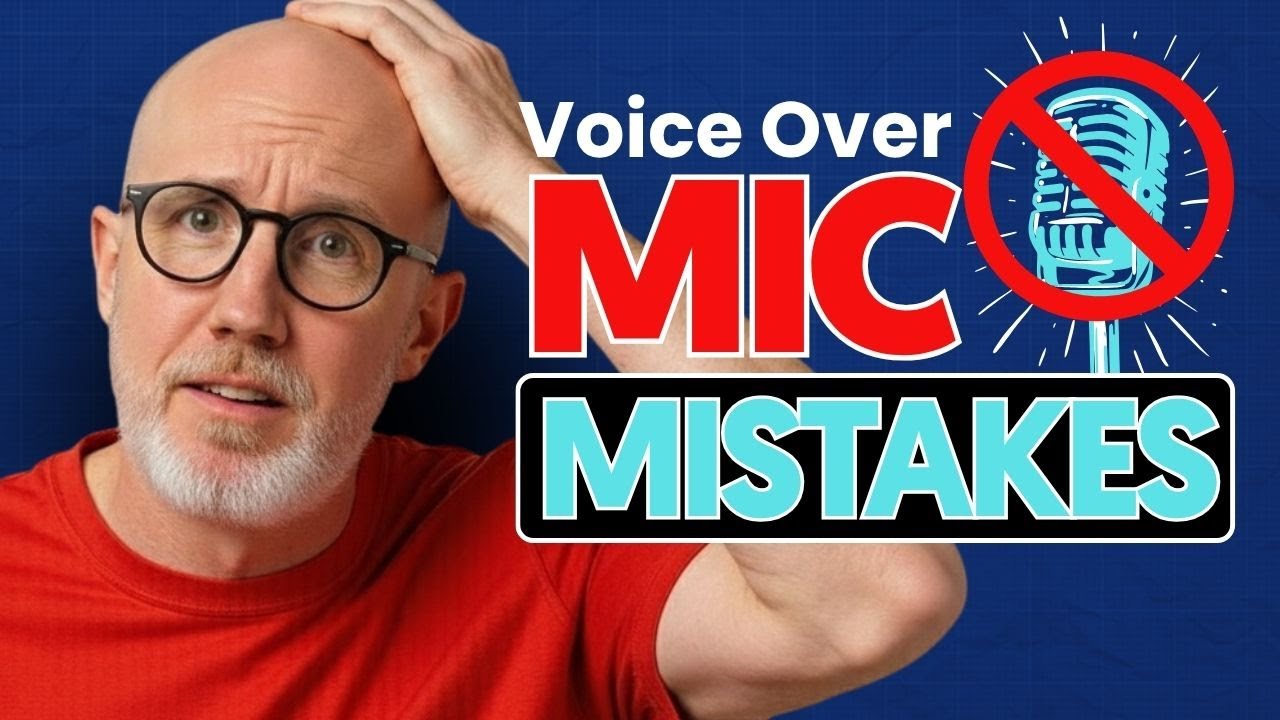 How to use a voiceover mic like a pro: Proper mic technique - YouTube