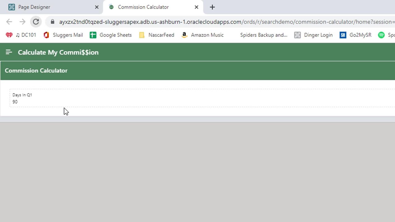 How to Calculate and Set then number of Days in Date Range as a Page ...
