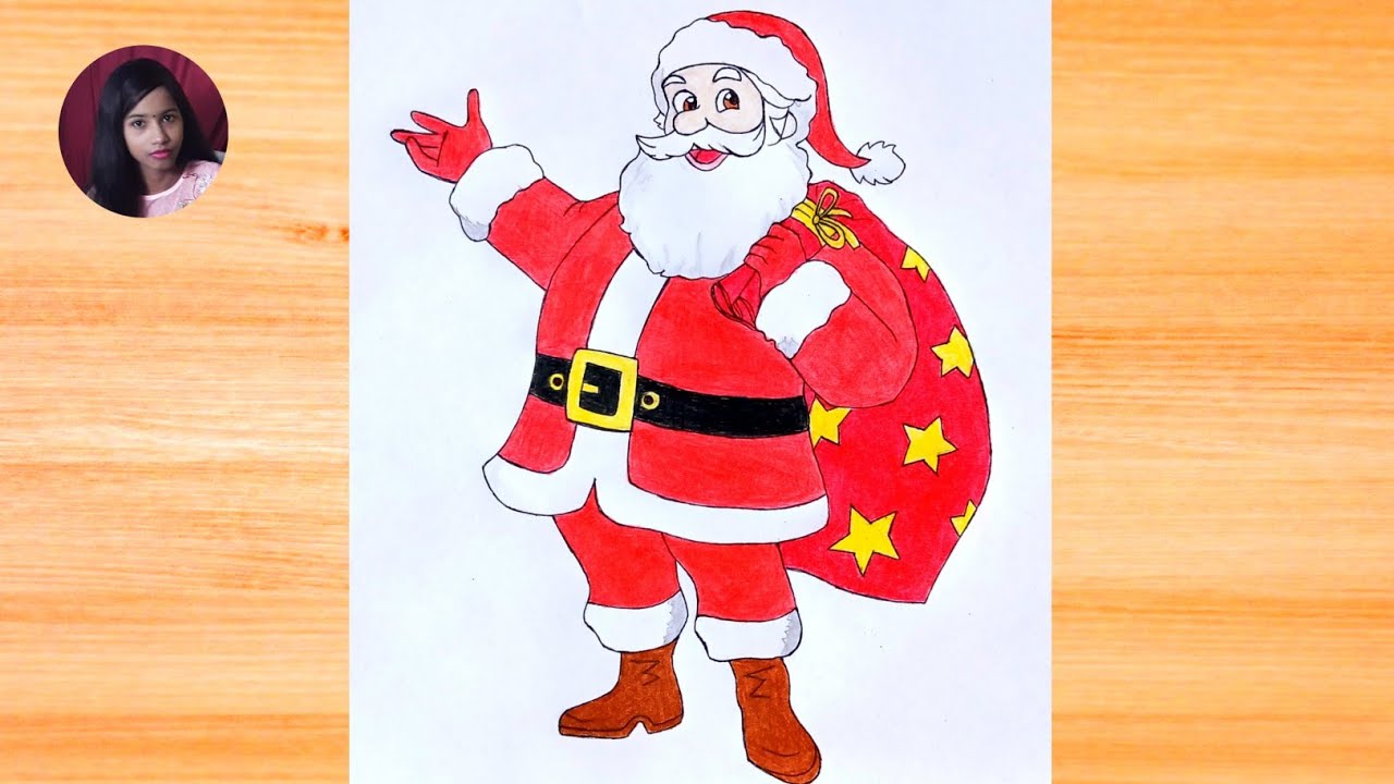 How to draw Santa Claus || Santa Claus drawing || Christmas special ...