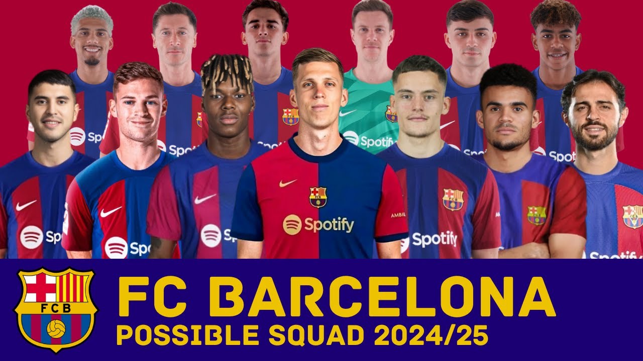FC BARCELONA Possible Squad 2024/25 With Current Transfer Rumours ...