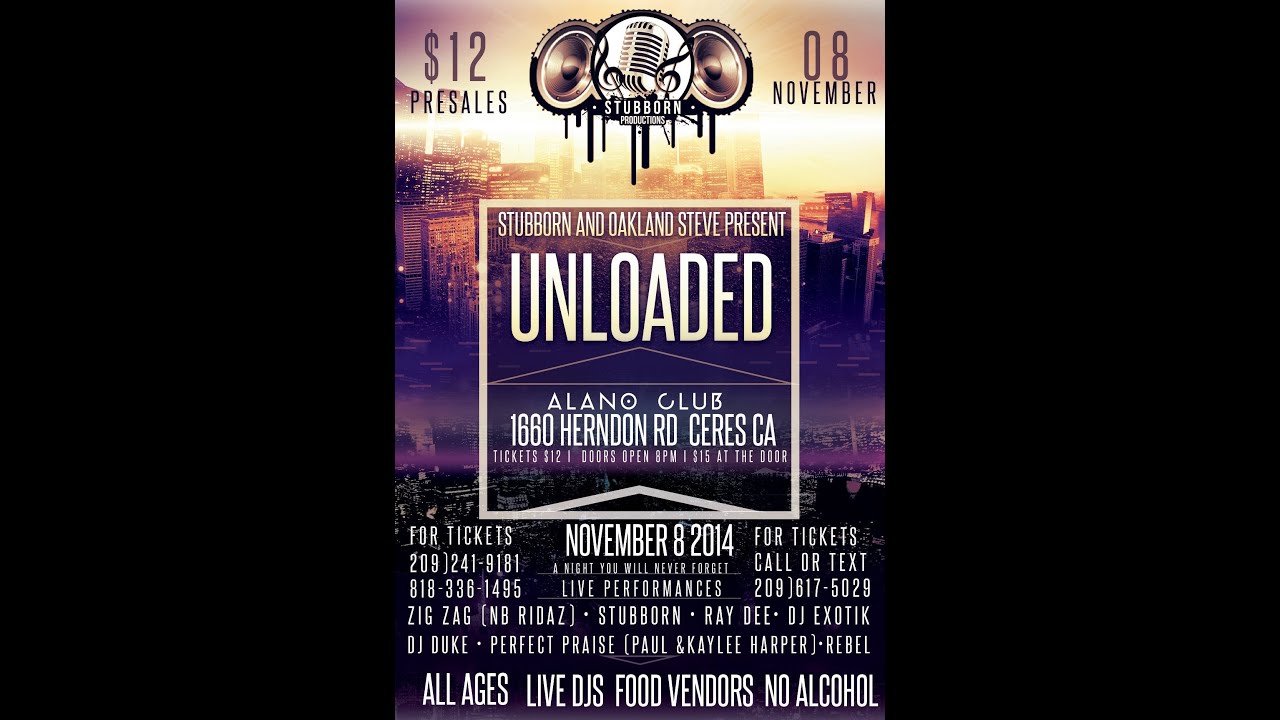 UNLOADED FEATURING ZIG ZAG OF NB RIDAZ PROMO - YouTube