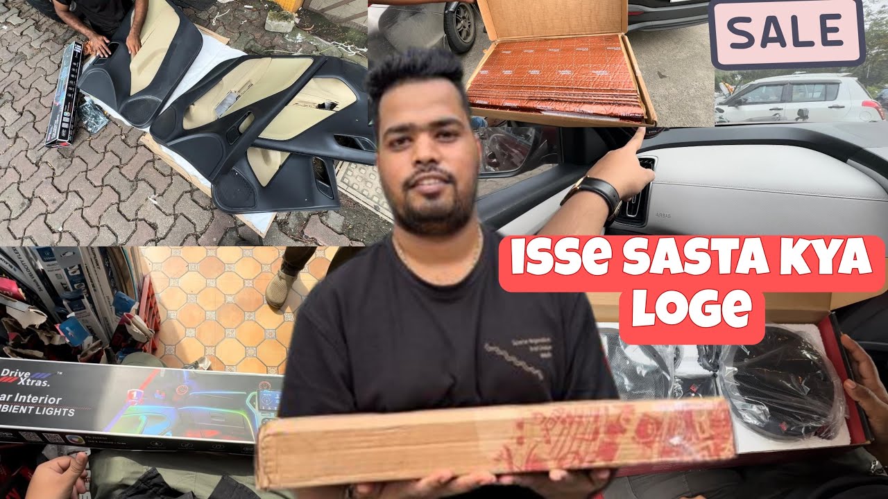 Cheapest Car accessories & modification Market in Mumbai - YouTube