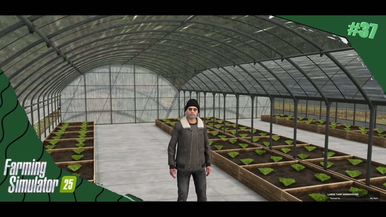 FARMING SIMULATOR 25 / Bygger 2st greenhouse i FS25 / svenska - YouTube