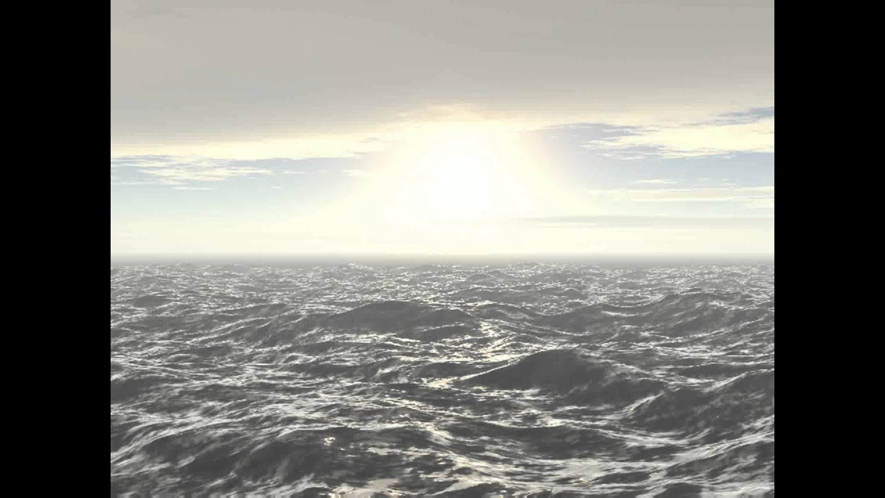 3D max water and ship - YouTube