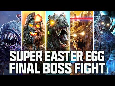 BLACK OPS 7 ZOMBIES SUPER EASTER EGG FULL BOSS FIGHT & REWARDS UNLOCKED!