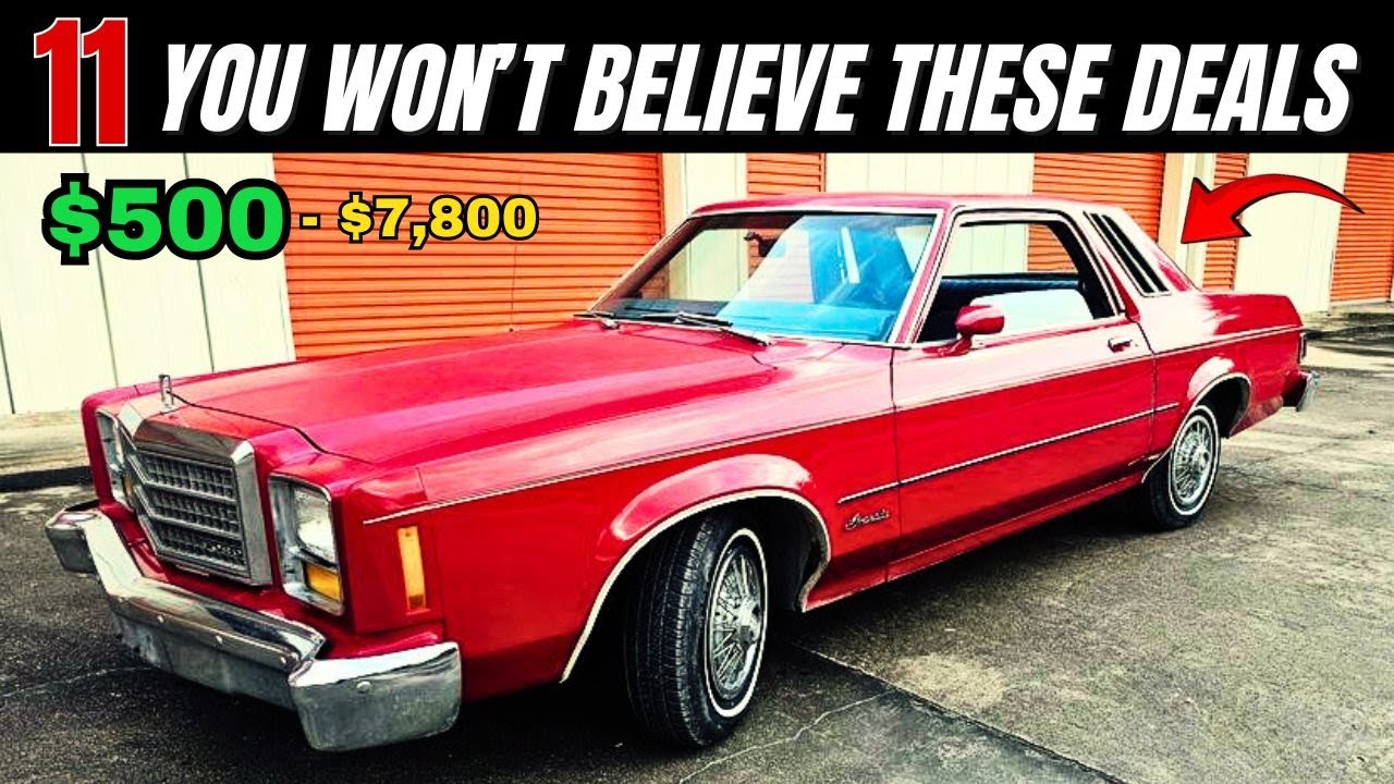 Today's Hot Deals: 11 Budget - Friendly Classic Cars for $500 to $7,800 ...