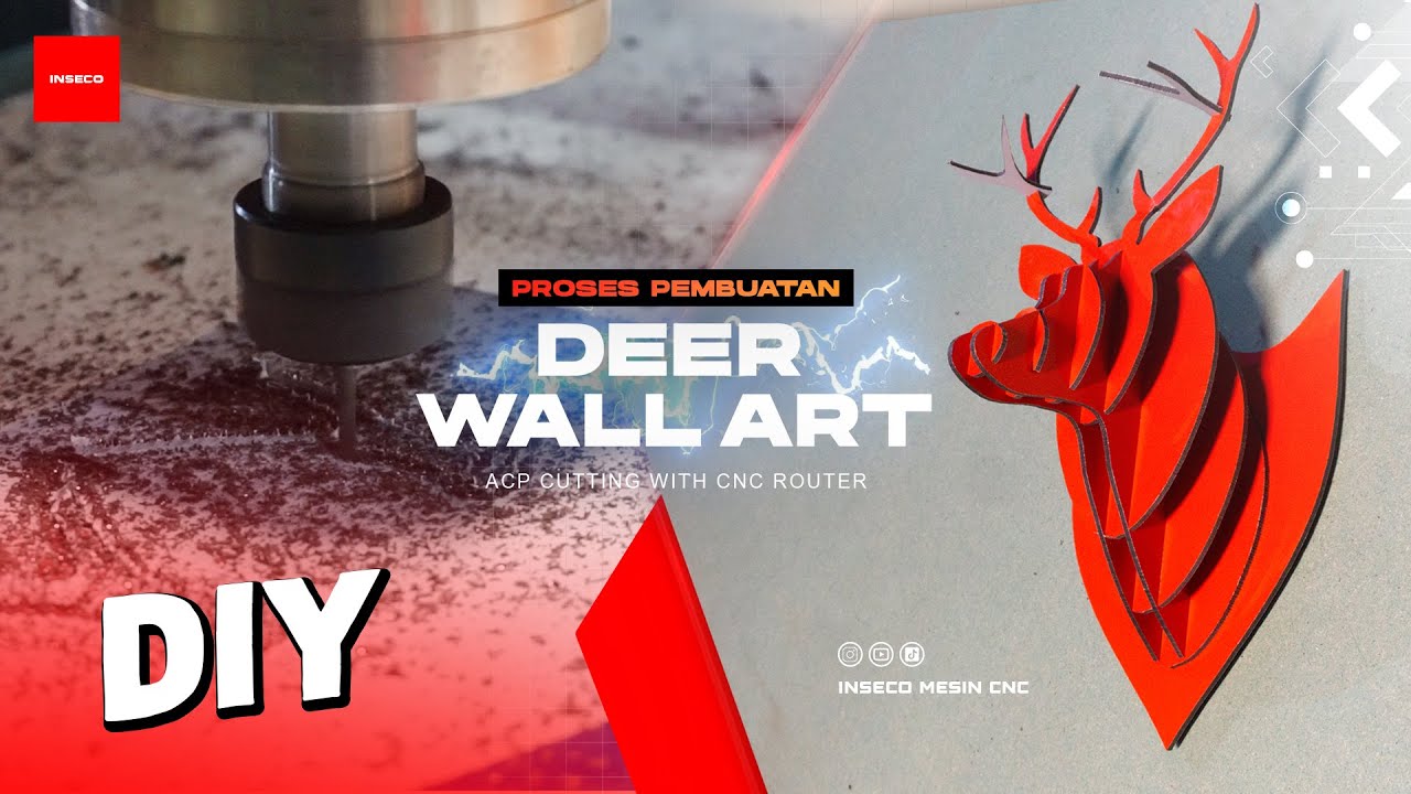 HIASAN DINDING BAHAN ACP: MOTIF KIJANG TERLIHAT HIDUP - CNC ROUTER ...