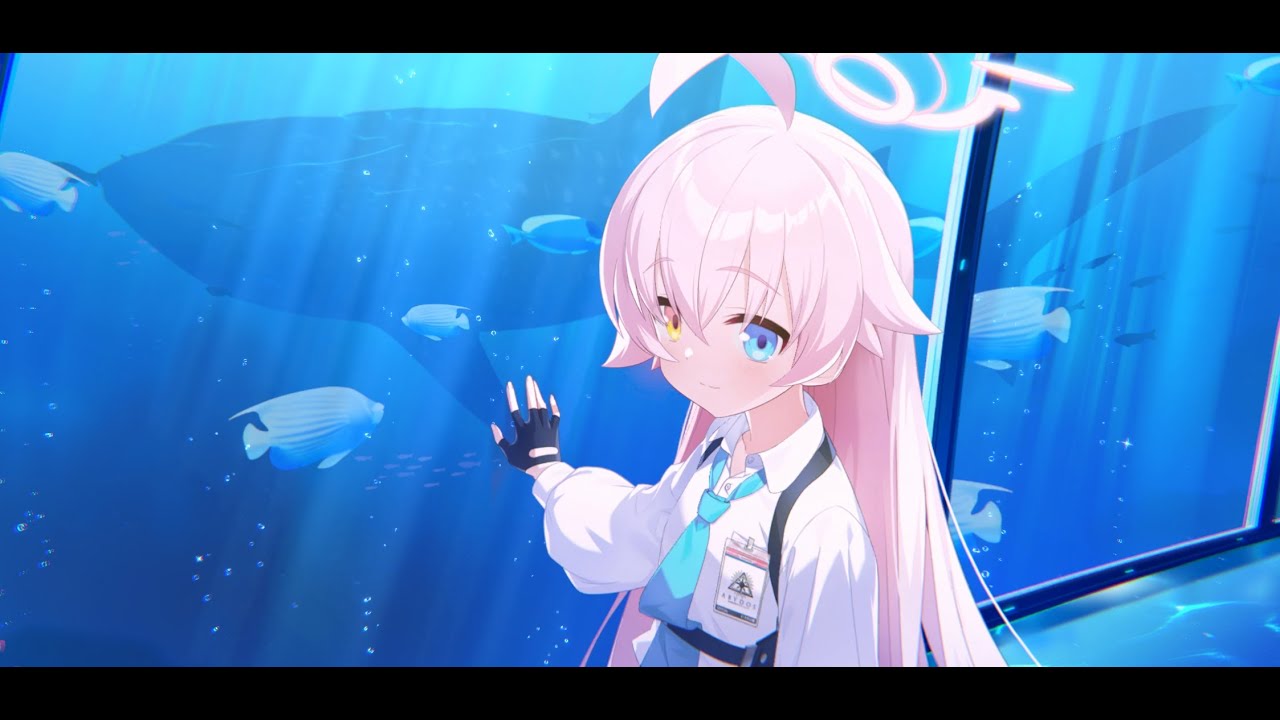 Blue archive - dialogue and l2d scene Hoshino - YouTube