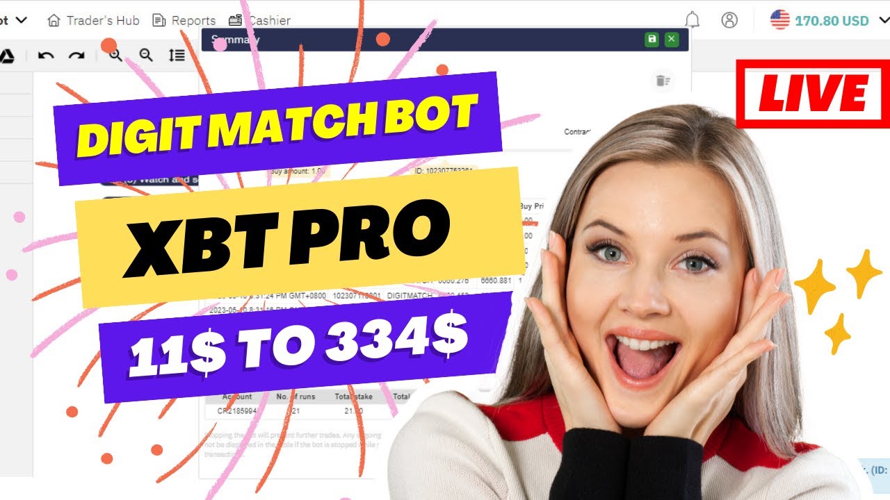 Premium Deriv Binary Bot Always Win 800 Profit Youtube