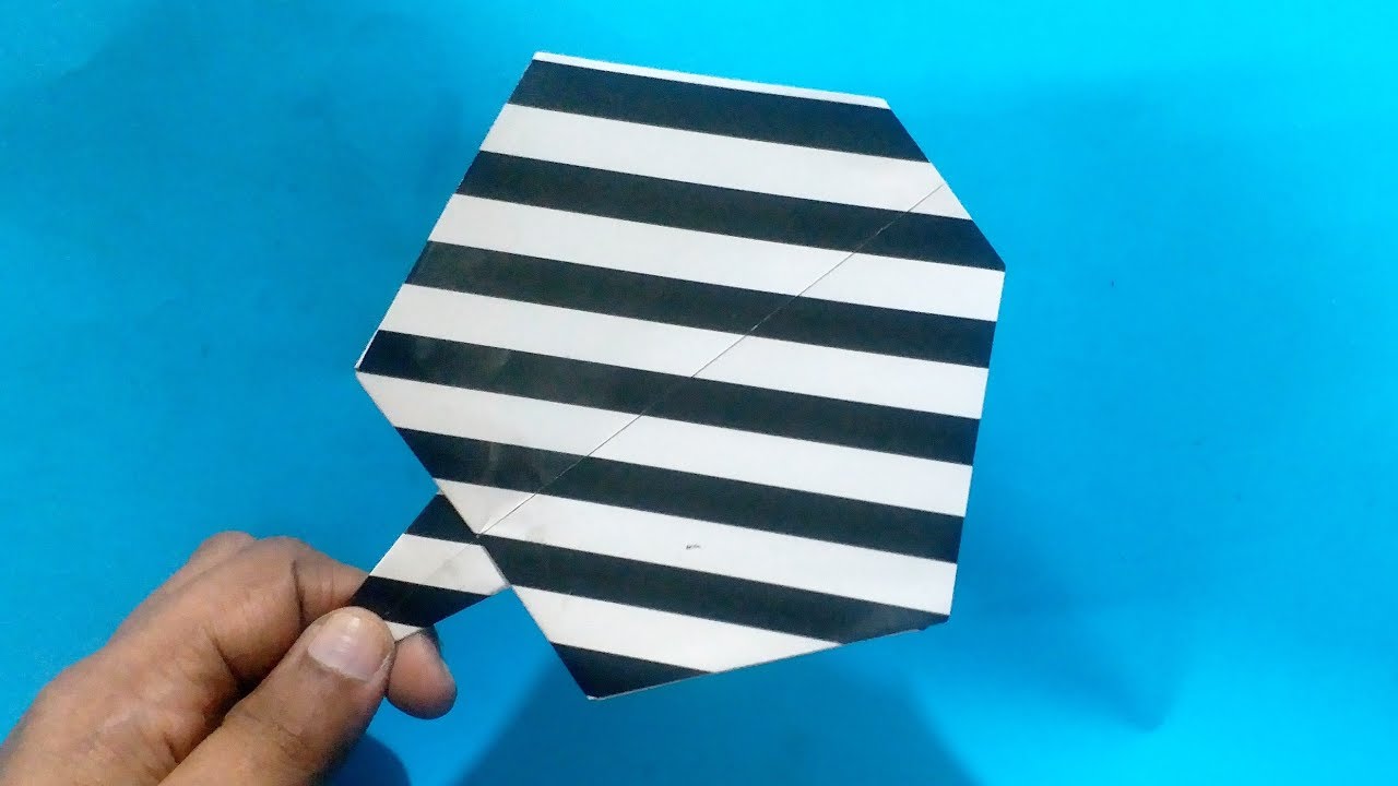 Paper Fan That Really Blows Air!!. Very Easy To Make. - YouTube