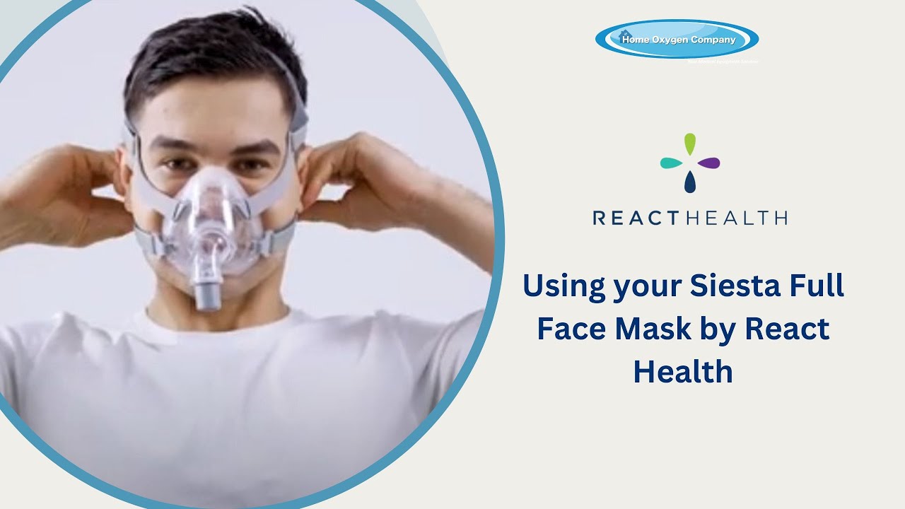 Using your Siesta Full Face Mask by React Health - YouTube