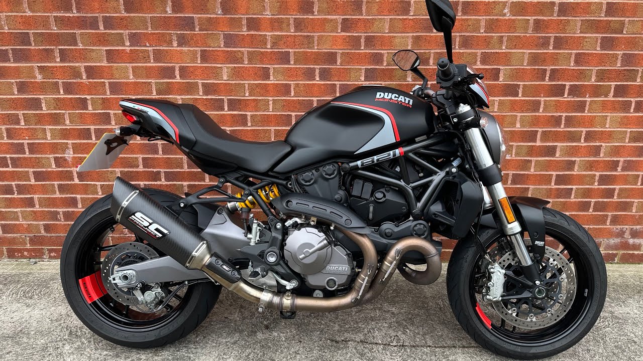 Ducati M821 Stealth (Black) walkaround with engine sound for sale - YouTube