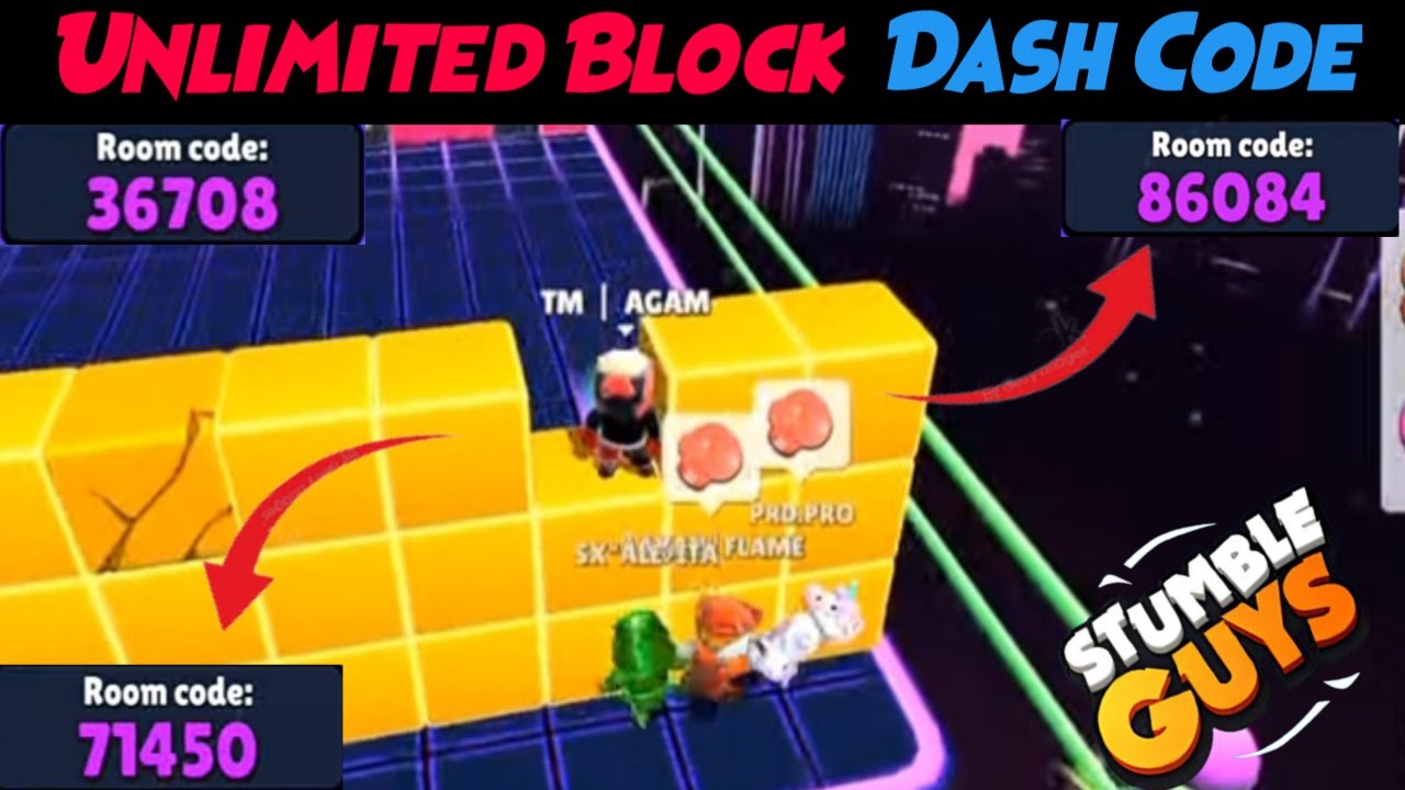 Playing Tours | Unlimited Room Codes | Stumble Guys Live - YouTube