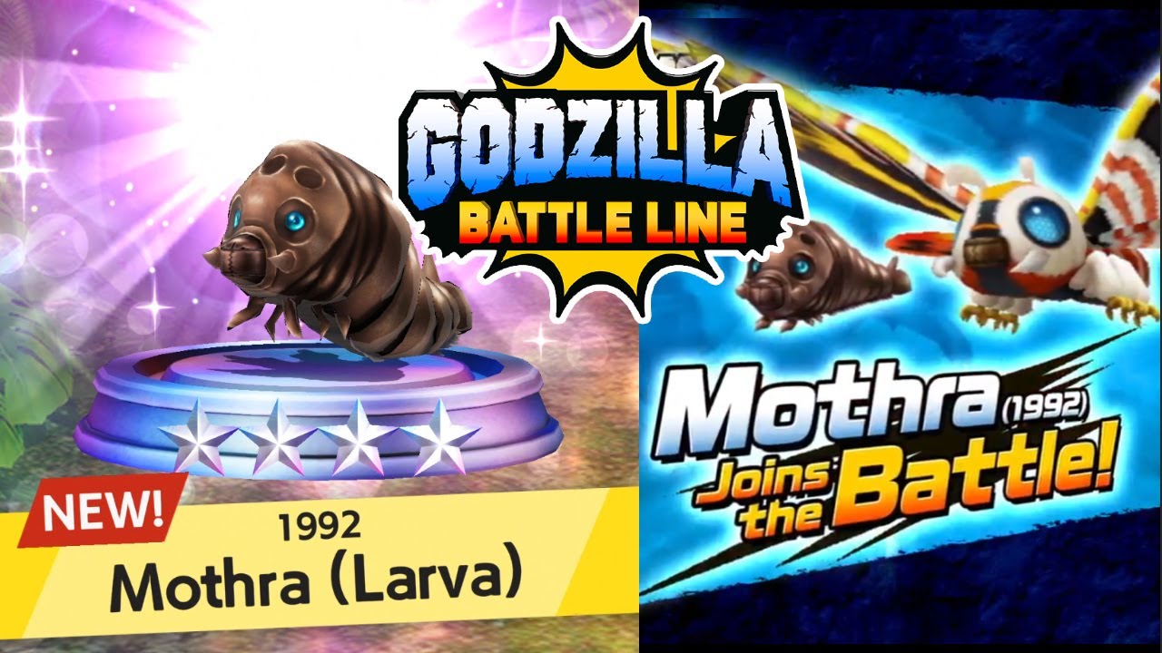 MOTHRA 1992 Gameplay unlock GODZILLA BATTLE LINE New Godzilla mobile ...