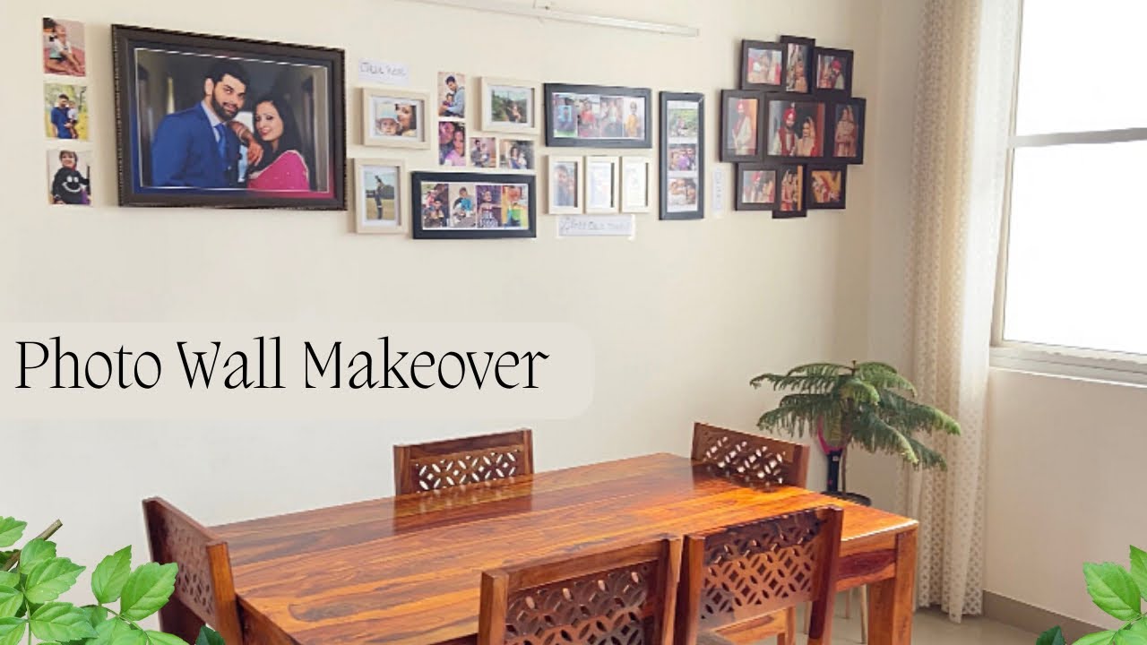 Creating a Memory Wall for my house | Photo/Gallery Wall Makeover - YouTube