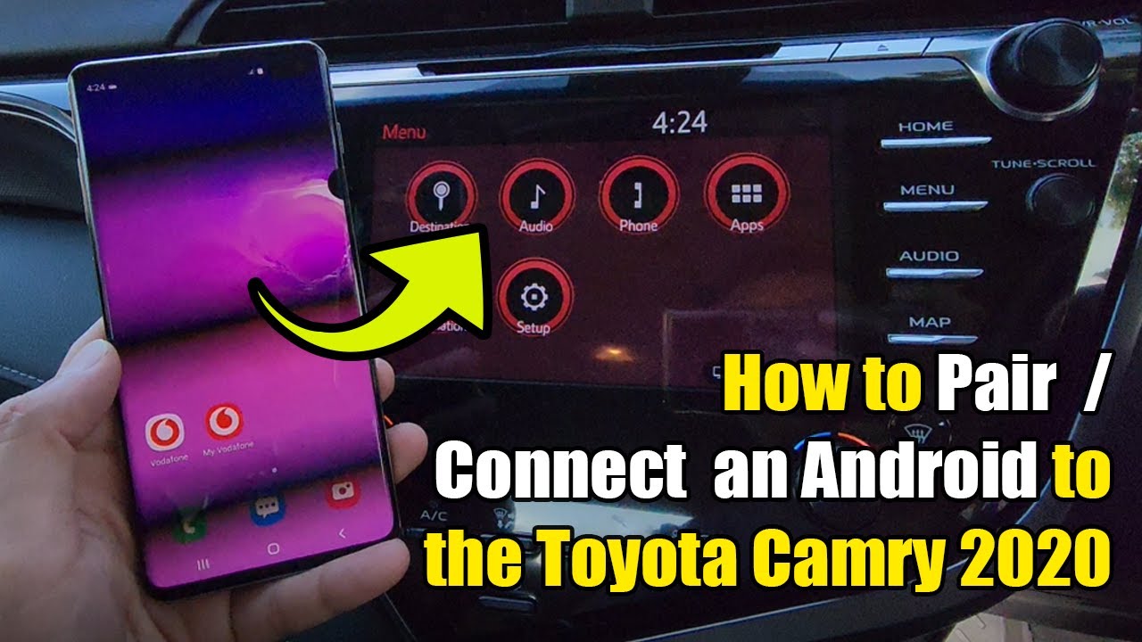 How to Disconnect an iPhone / Android Phone from The Toyota Camry 2020 ...