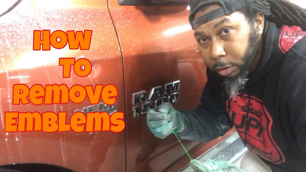 How to Remove Emblems Easily (De-Badging) - YouTube