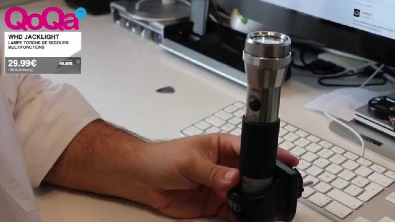 Présentation de la torche veilleuse WHD Jacklight sur QoQa.fr - YouTube