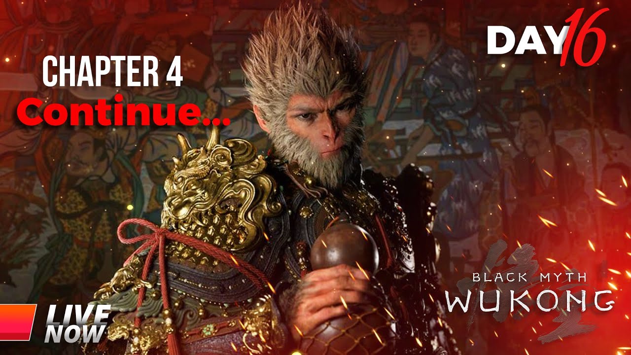🔴LIVE - Black Myth: Wukong Continue Fight in Chapter 4 - India - YouTube