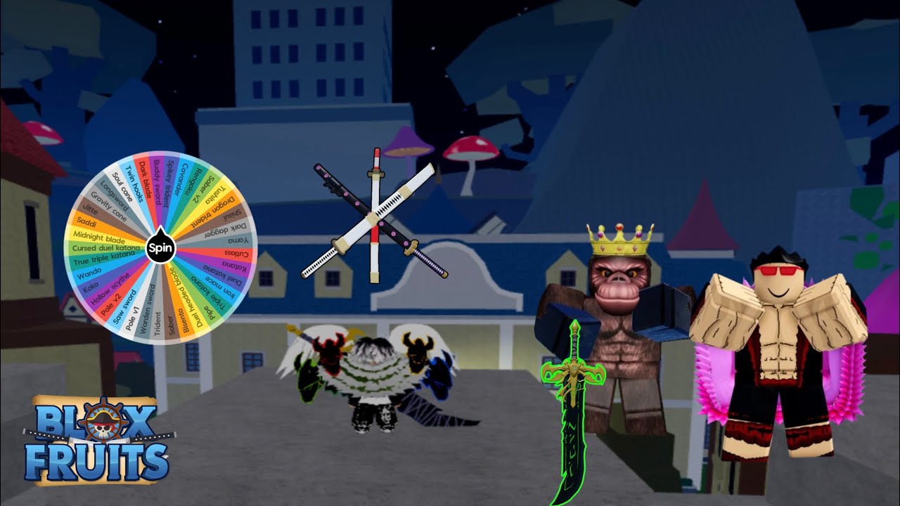 Blox fruit but My sword Evolves… | spin the wheel - YouTube